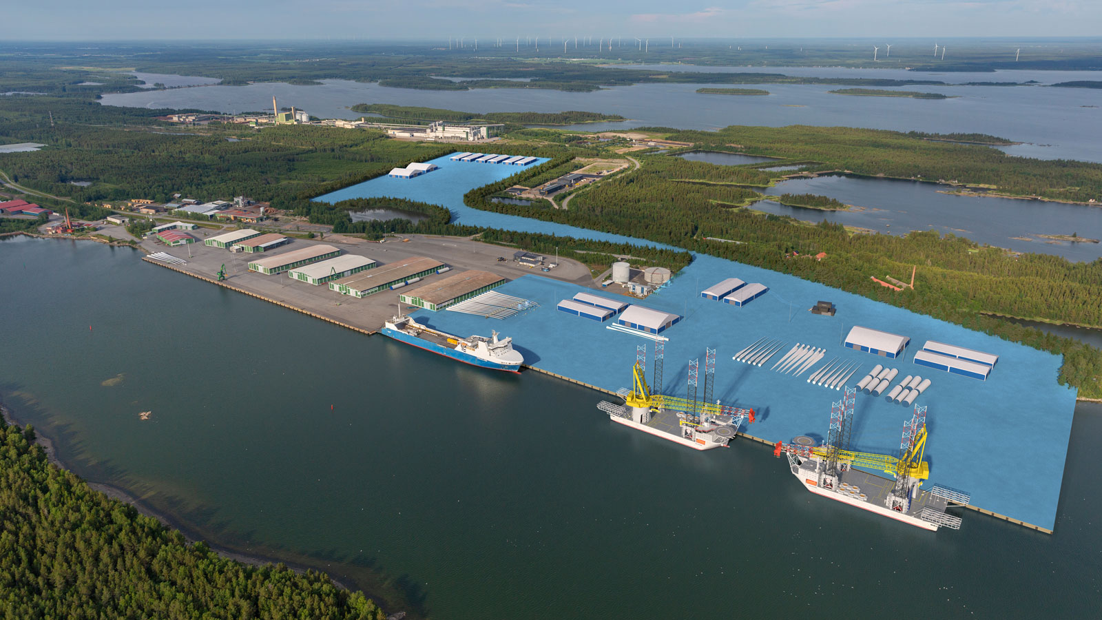 Kaskisten satama avainasemassa merituulivoiman kasvussa – yhteistyö ...